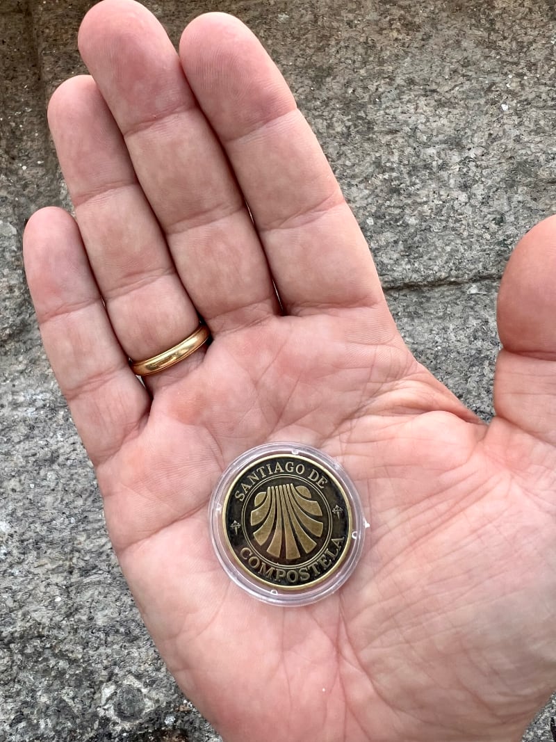 Camino Coin/Medal (Dark shell & Saint) – Camino Forum Store
